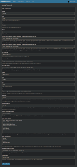 Openvpn Admin Plus An Admin Web User Interface For Openvpn Servers